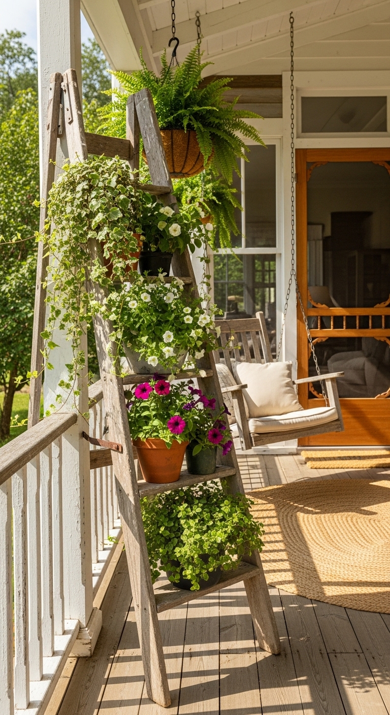 24 Breathtaking Farmhouse Front Porch Decor Ideas That Will Inspire ...